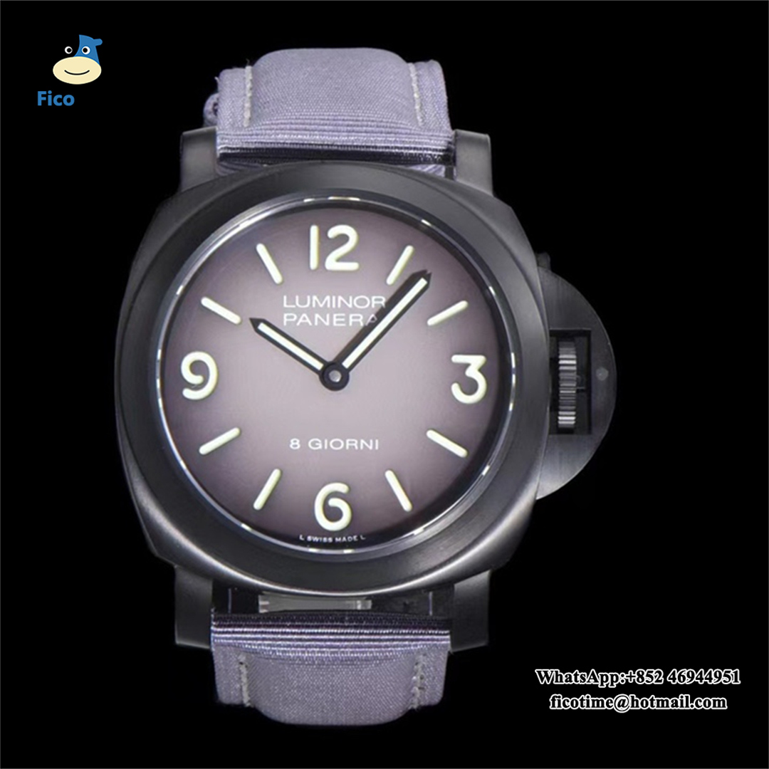 HWF 6497 PAM2121 44mm Luminor Titanium Gradient Grey Dial Grey Nylon ...