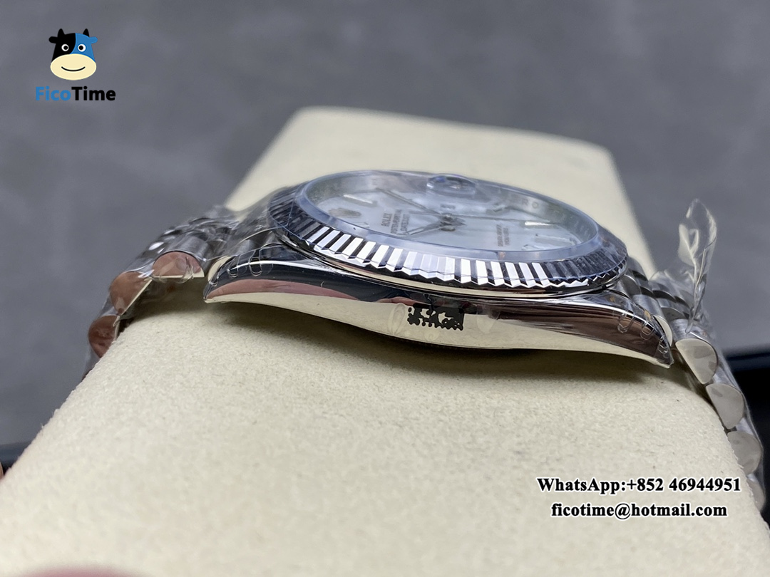 VSF VS3235 DateJust 41mm 126334 Fluted Bezel White Dial Jubilee ...