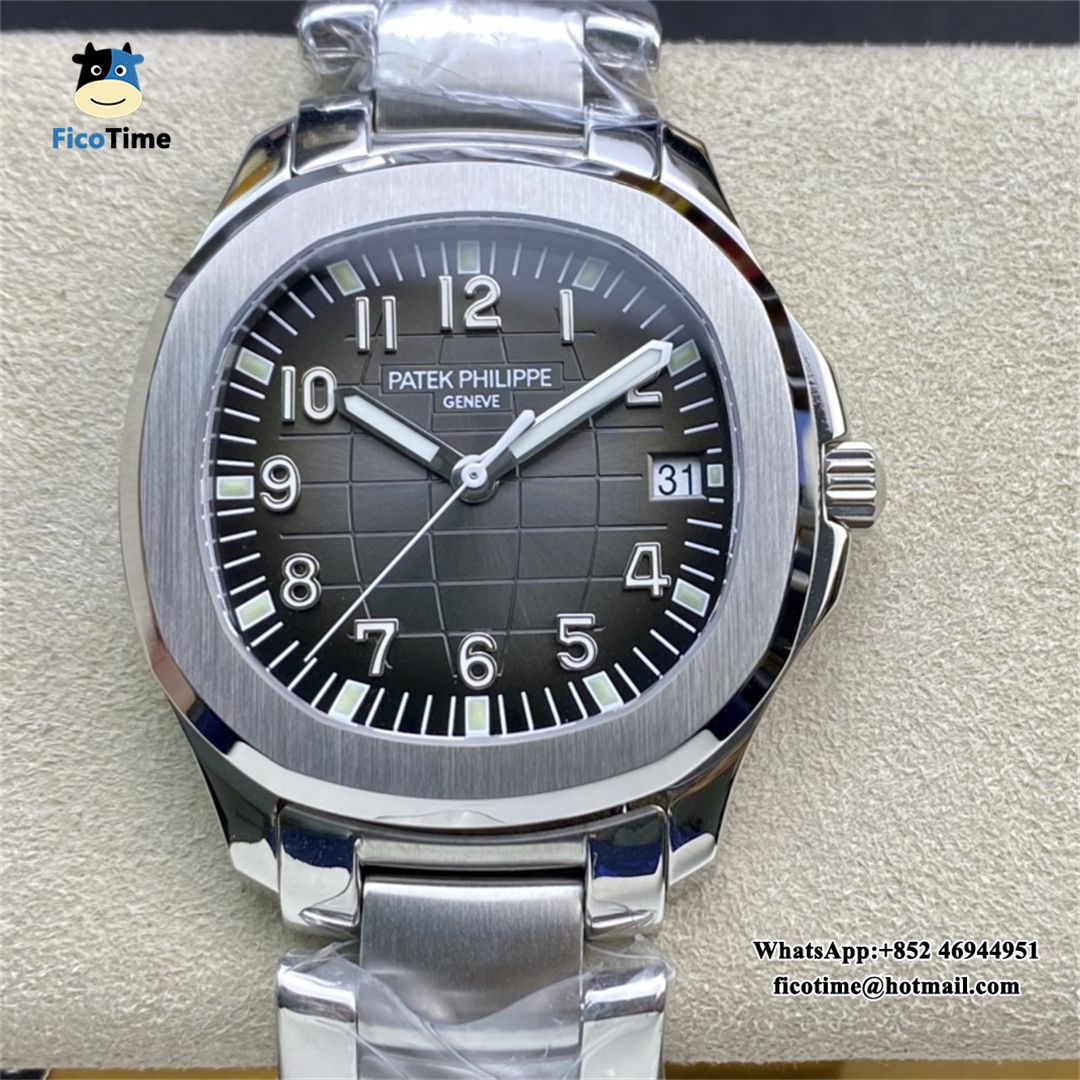 3KF A330SC Aquanaut 5167 40mm Black Dial SS Bracelet – Ficotime