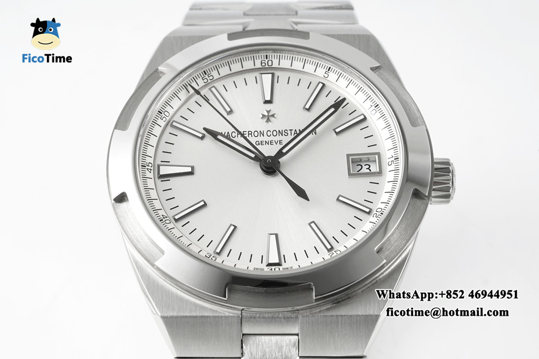ZF A5100 Overseas 41mm 4500V Silver Dial SS Bracelet – Ficotime