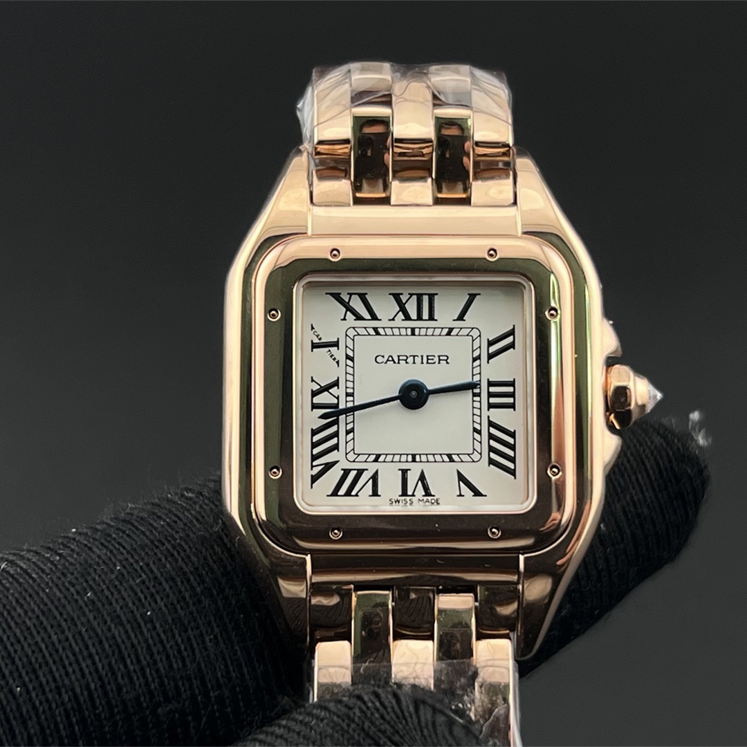BVF Swiss Quartz PANTHeRE 22mm RG White Dial RG Bracelet – Ficotime