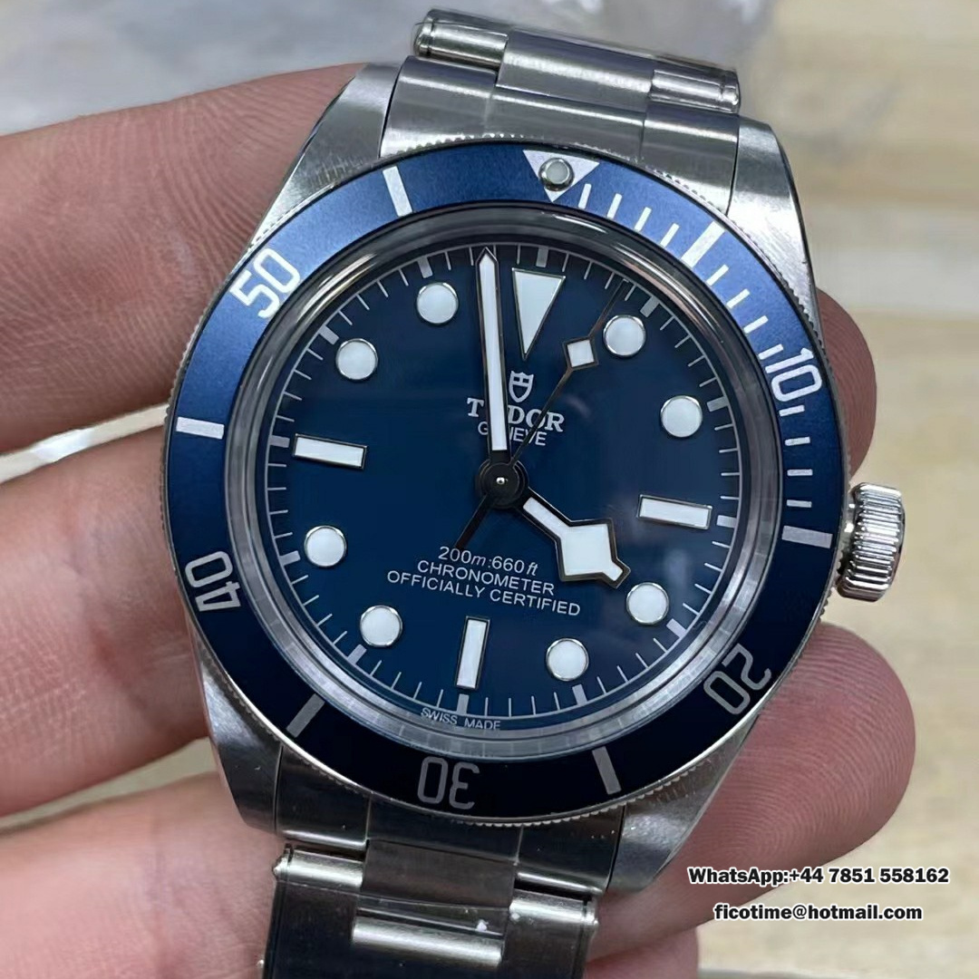ZF A2836 Black Bay BB58 39mm Blue Dial SS Bracelet – Ficotime
