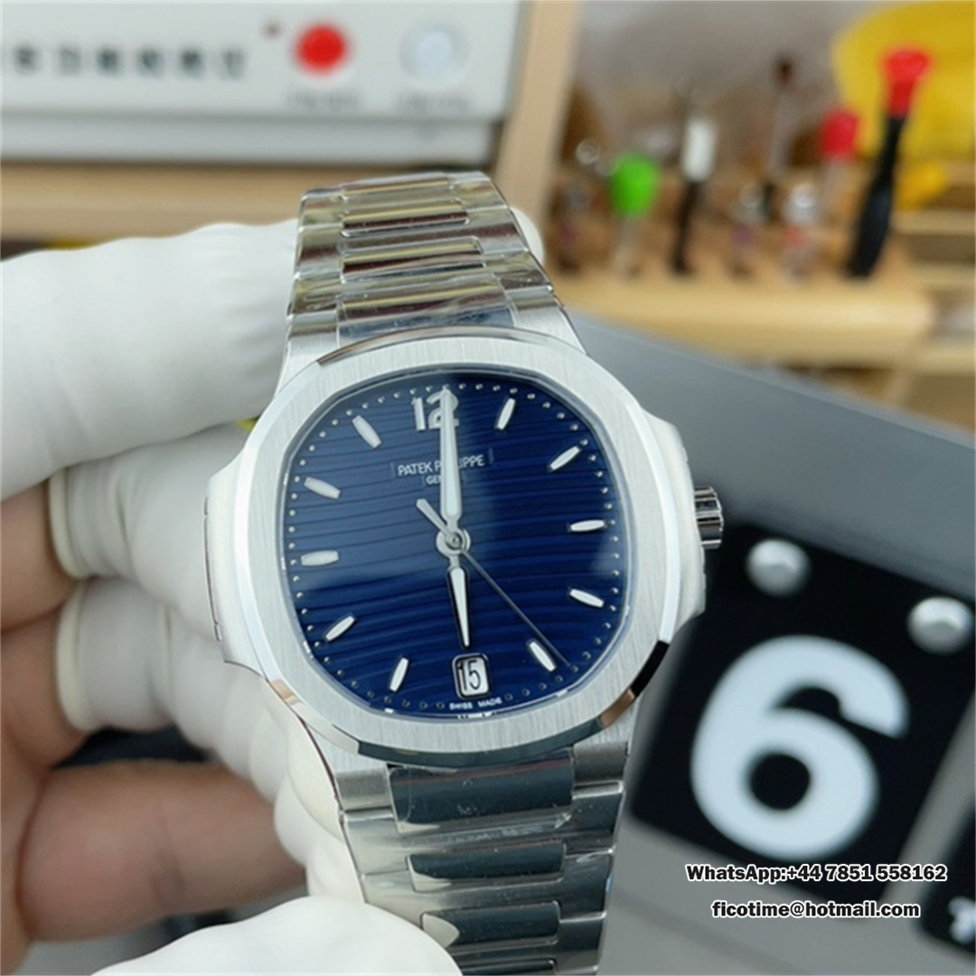 3KF A324SC Nautilus 7118 35.2mm Blue Dial SS Bracelet – Ficotime