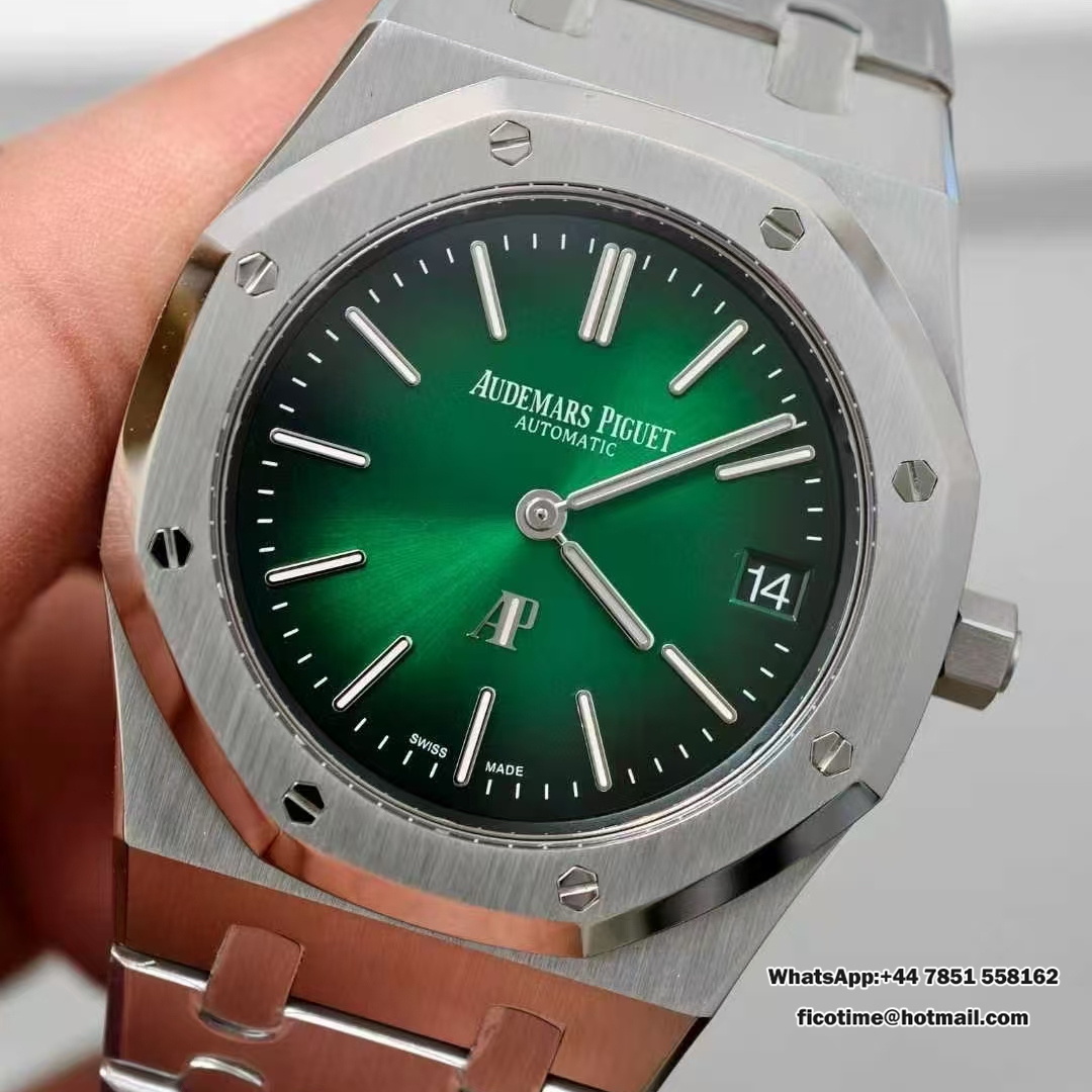 ZF A7121 Royal Oak 39MM 16202 Green Gradient Dial SS Bracelet – Ficotime