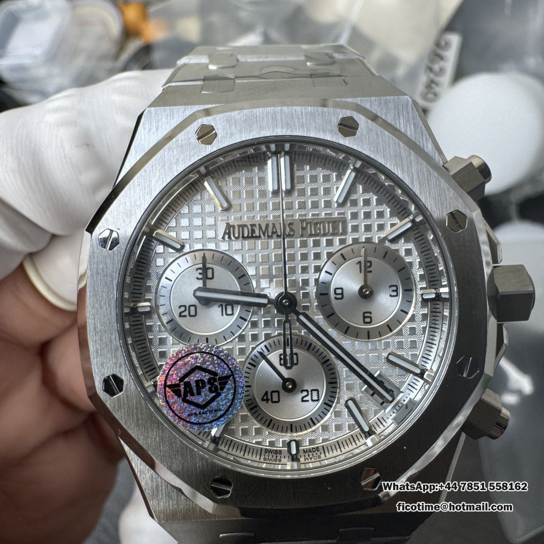 APSF Royal Oak 26240 SS White Dial 41mm SH4401 Super Clone V1 – Ficotime